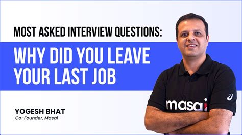 Most Asked Interview Questions Why Did You Leave Your Last Job Prepleaf By Masai