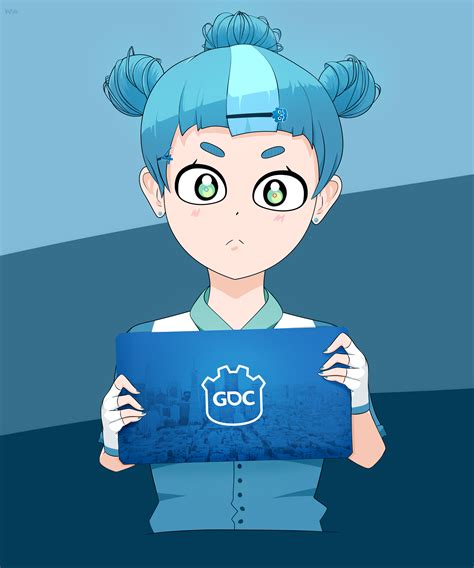 Godette Godot Engine Anime Mascot By H3xagon3st On Newgrounds