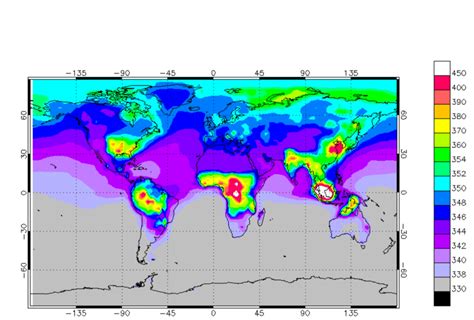 The Spatial Distribution Of The Annual Mean Surface Methane Mixing Download Scientific Diagram