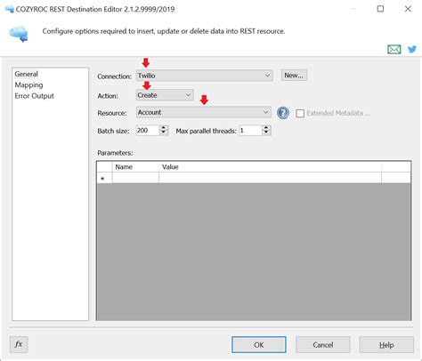 Twilio Connection COZYROC