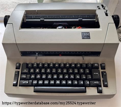 1982 Ibm Personal Typewriter On The Typewriter Database