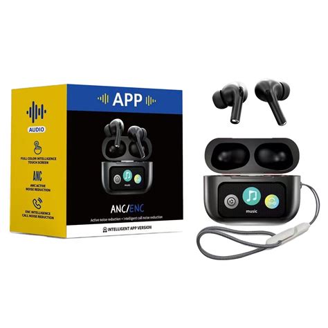 A Pro App Anc Enc Display Touch Control Bt Wireless Earbuds With Zwsvibe App
