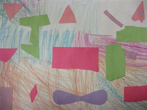 1st Grade Texture Collage Maples Elementary K 5 Art Mrs Briggs