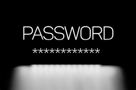 Premium Photo Password Neon Text And Encrypted Symbols Of Entered Passwordglowing Password