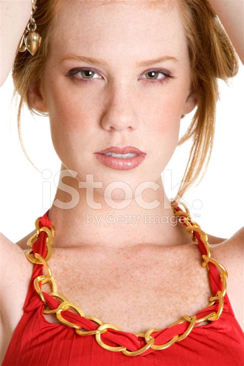Pretty Redhead Stock Photo Royalty Free Freeimages