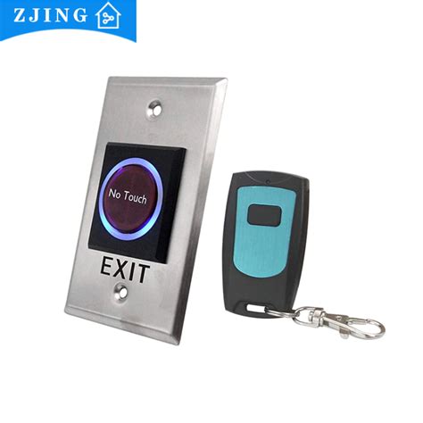 Touchless No Need Touch Infrared Induction EXIT Button Switch With Remote Control For Access