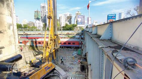 Mumbai Tilak Bridge Work On In Full Swing