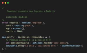 Node Js Express Ejemplo De Creaci N De Proyecto Parzibyte S Blog