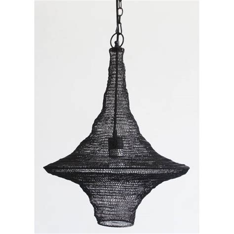 1 Light D16 Satin Black Powder Coat Chain Basket Light On Sale