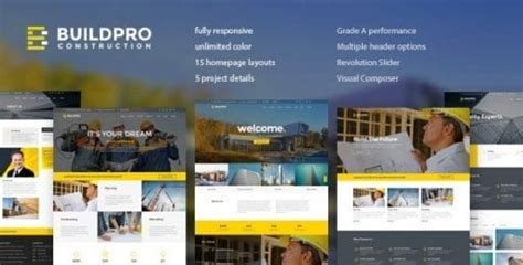 Buildpro Business Building And Construction Wordpress Theme • Gnu Elements
