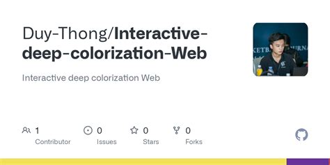 Github Duy Thonginteractive Deep Colorization Web Interactive Deep