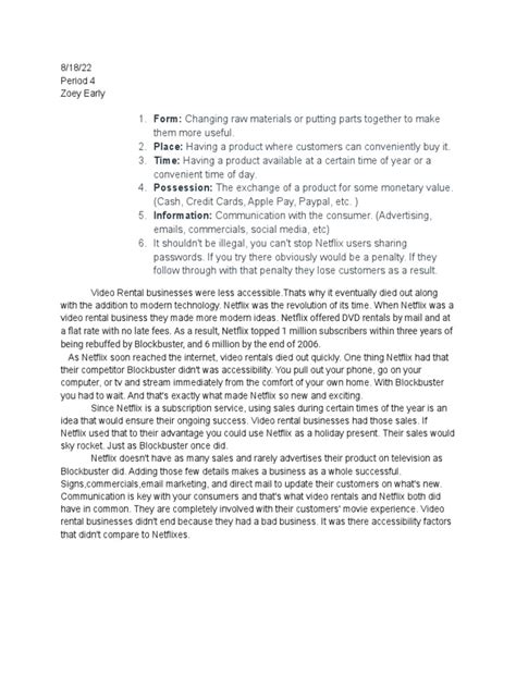 Netflix Project Pdf Netflix Subscription Business Model