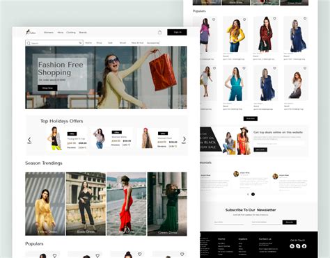 E Commerce Website Uiux Design Behance