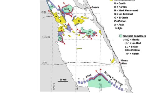 14 Map Of The Ced Showing The Location Of Regional Scale Extensional Download Scientific
