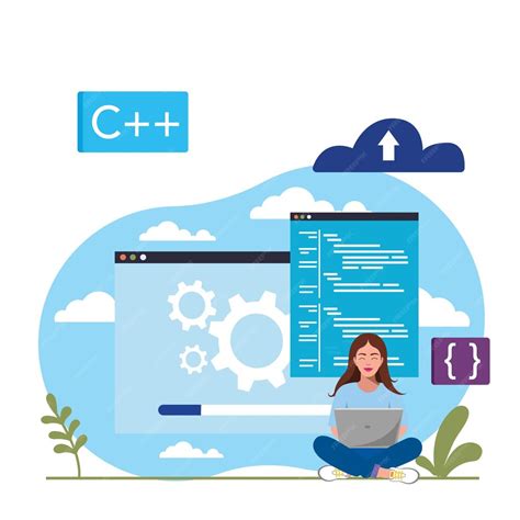 premium vector software test innovation digital global technology