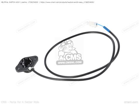 17d8254000 Neutral Switch Assy Yamaha Buy The 17d 82540 00 00 At Cmsnl