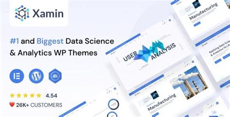 Xamin Data Science And Analytics Saas Wordpress Theme Rit Market