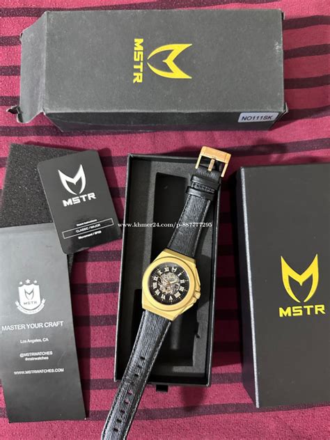 Mstr Noble Skeleton Automatic New 98 Full Box Price 20000 In Phnom Penh Cambodia Mstr