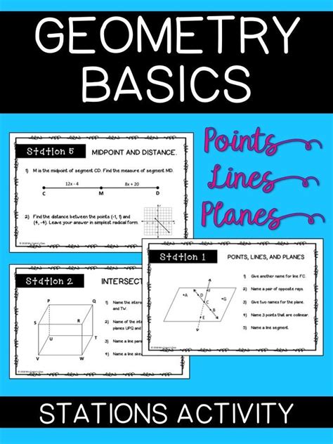 Geometry Basics Angle Addition Postulate Worksheet Answers