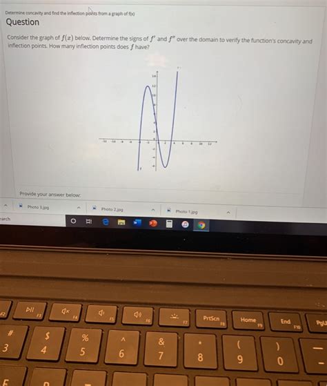 solved determine concavity and find the inflection points