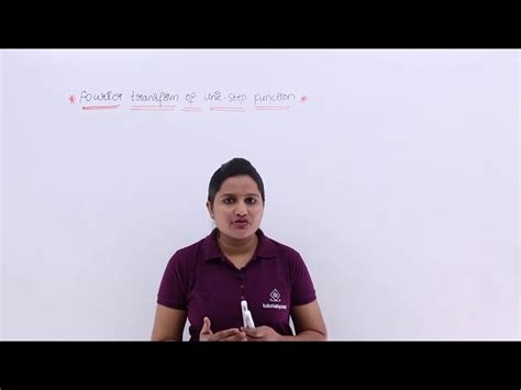 Lecture On Fourier Transform Of Unit Step Function Youtube An Animated