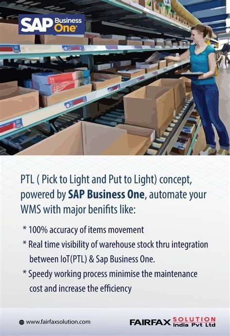 Ptl Pick To Light And Put To Light Concept Sap Business Small And Medium Enterprises