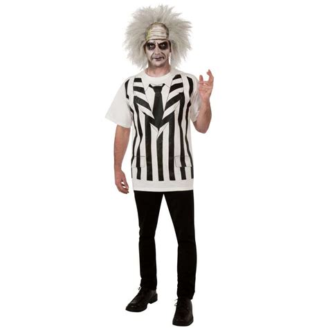 Beetlejuice Adult Top And Wig Set Abracadabranyc