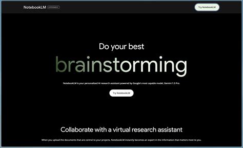 Google 推出 NotebookLMAI 筆記本的新時代 Learn AI