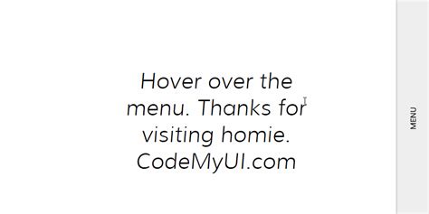 Pure Css Slide Out Navigation Menu Codemyui
