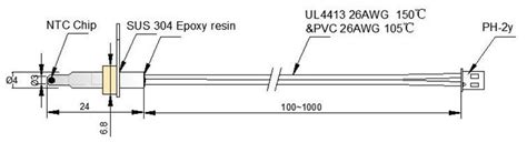 M M M Ring Ntc Thermistor Sensor Fast Response Mounting Hole Ntc Wall Temperature Sensor K
