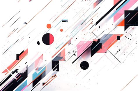 Premium Photo An Abstract Background Design Featuring Geometric Shapes In A Minimalist Style