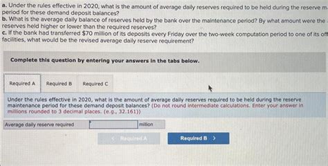 Solved City Bank Has Estimated That Its Average Daily Net