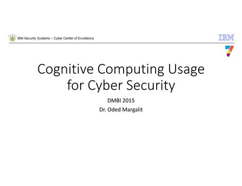 Pdf Cognitive Computing Usage For Cyber Securityinbguacilenengn