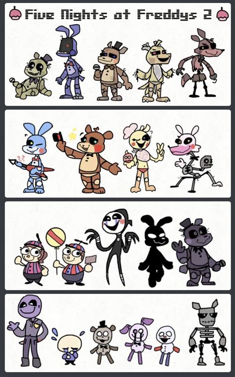 Fnaf 2 Characters Names