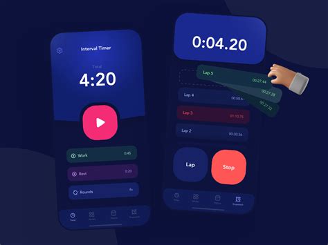 Interval Timer App By Alexandr Arkhipenko For Applace On Dribbble