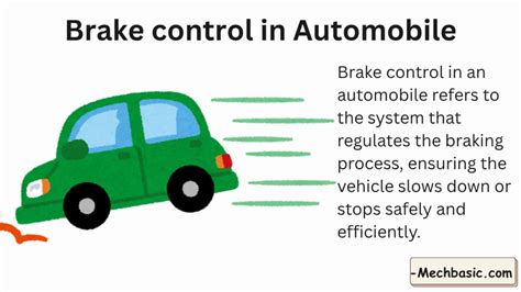 Brake Control In Automobile Everything You Need To Know