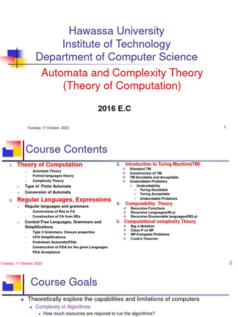 Chapter 1 Automata And Complexity Theory Pdf Computational Complexity Theory Automata Theory