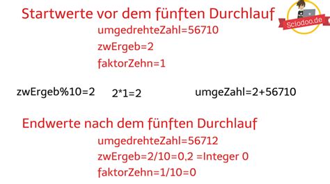 Java Übung And Lösung Zahlen Umkehren Durch Schleifen