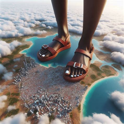Ebony Giantess Feet 7 Sandals By Hersheykisstoes On Deviantart