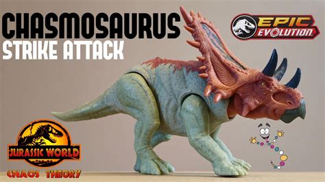 Jurassic World Chaos Theory Strike Attack Chasmosaurus Review 2024