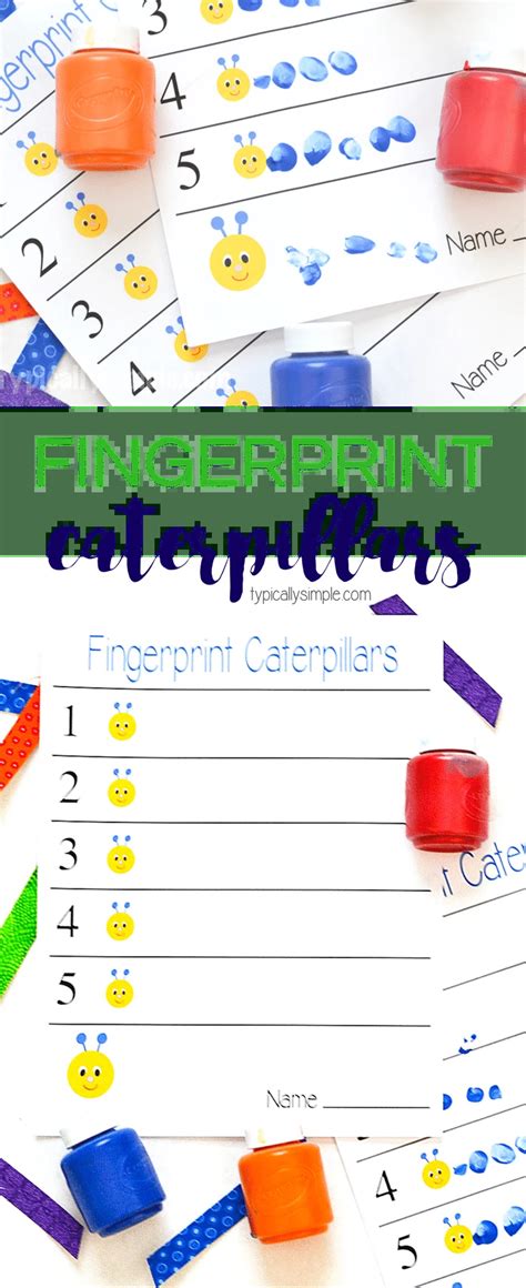 Fingerprint Counting With Free Printables Free Printables
