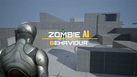 Zombie AI Behaviour Support Multiplayer UE Free Daz D Models