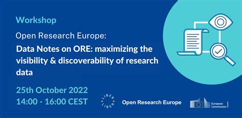 data notes on open research europe ore maximizing the visibility