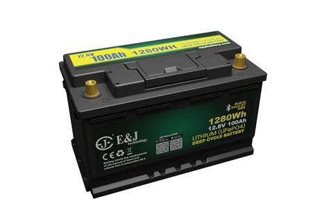 Bluetooth Smart BMS DIN80 H7 Din Lithium 12V 100Ah LiFePO4 Akku Rechargeable Battery Pack APP