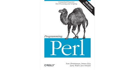Programming Perl 4th Edition Book