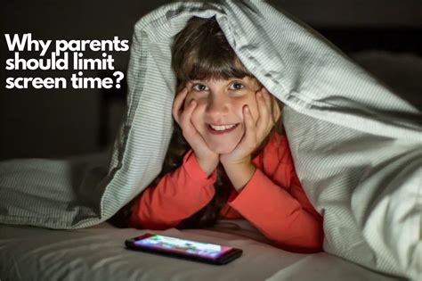 Why Parents Should Limit Screen Time