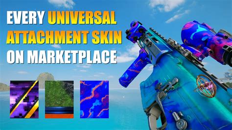 Every Universal Attachment Skin On R6 Marketplace Y9s1 Youtube