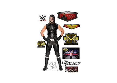 Life Size Seth Rollins Fathead Wall Decal Shop Wwe Fathead Decor