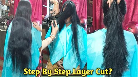 Long To Medium Layer Cut Layer Cut Tutorial Layer Cut Kayse Kote Swapnaslife28 Youtube