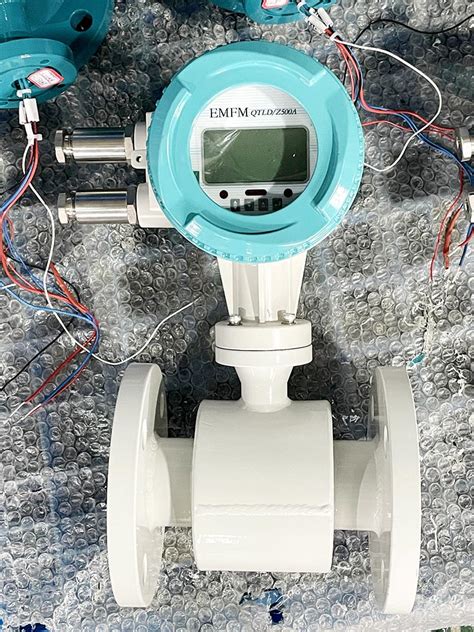 Digital Electromagnetic Flow Meter For Water Sewage Slurry Acid Qandt